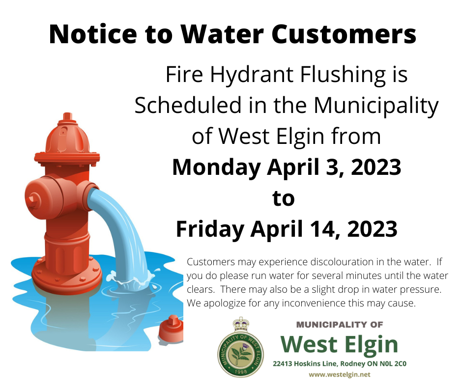Spring Fire Hydrant Flushing